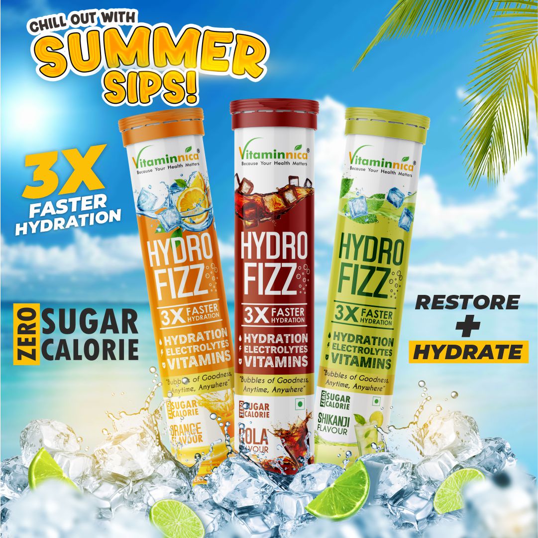 Vitaminnica Hydro Fizz- 20 Effervescent Tablets | Ultimate Hydration ...