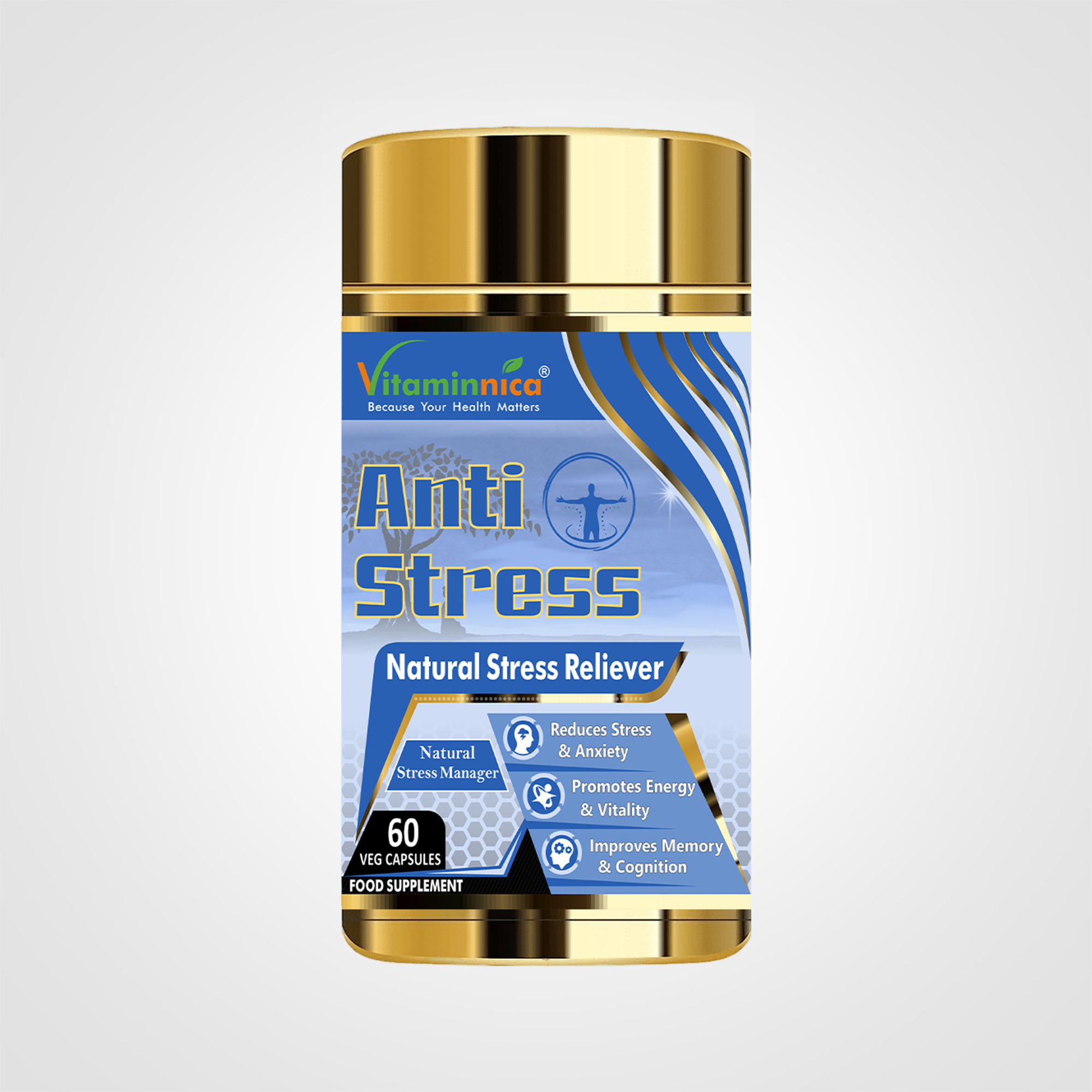 Anti Stress Veg Capsules Online in UK | Vitaminnica – Vitaminnica ...