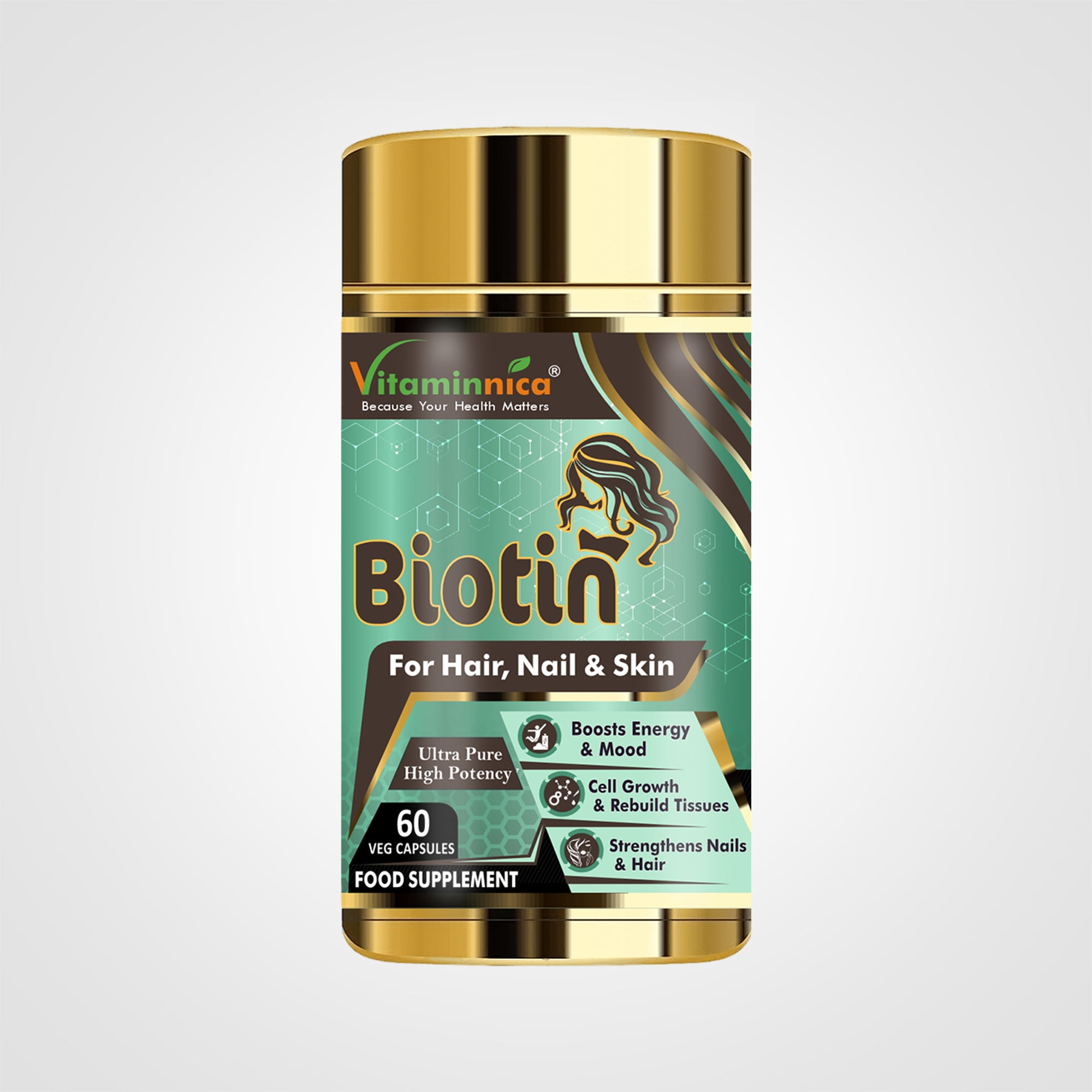Biotin Veg Capsules Online in UK | Vitaminnica – Vitaminnica Healthcare