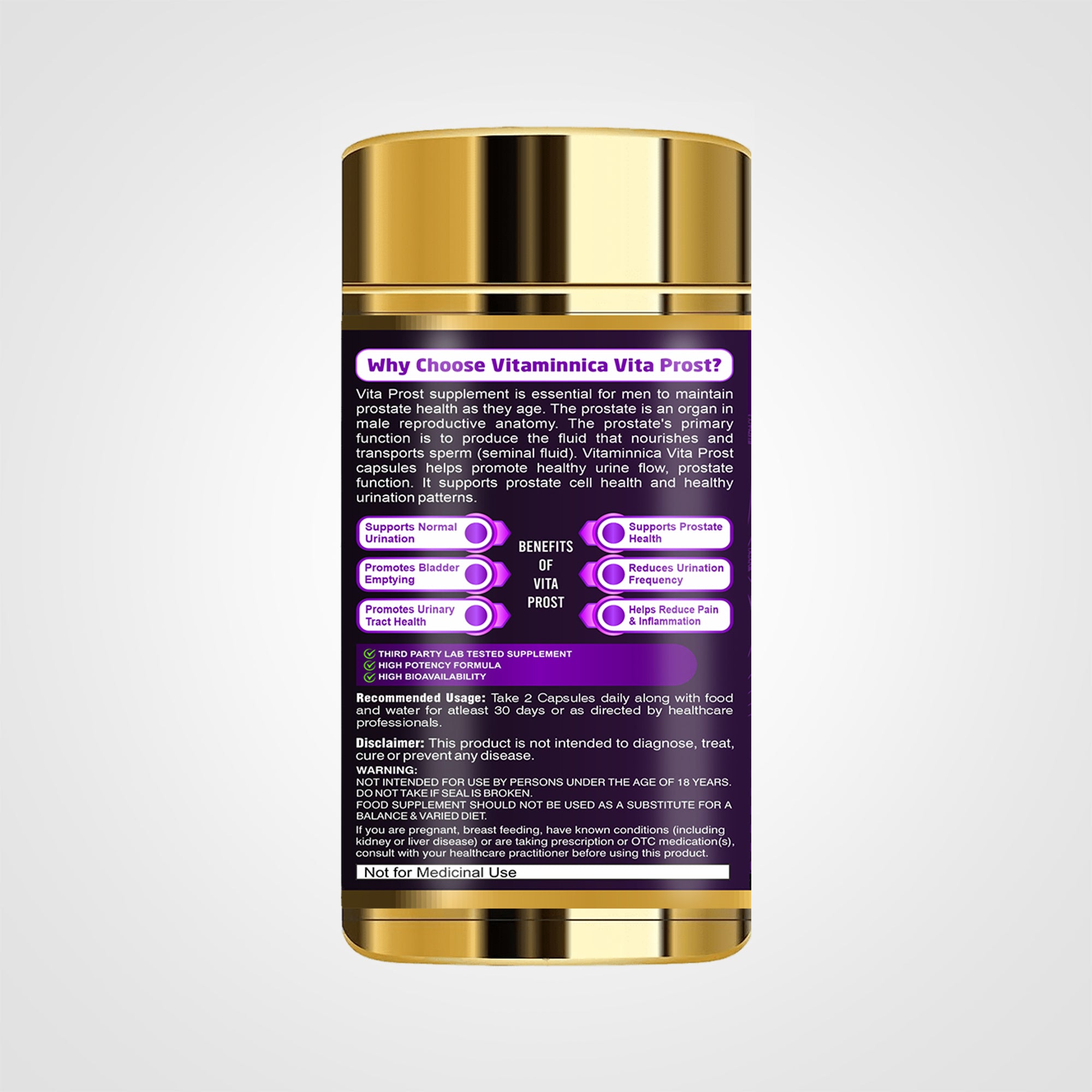 Vitaminnica Vita Prost- 60 Capsules – Vitaminnica Healthcare