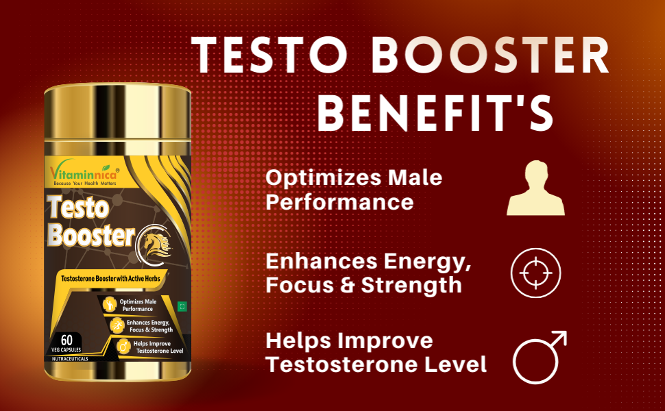 Testo Booster Veg Capsules Online in UK | Vitaminnica – Vitaminnica ...