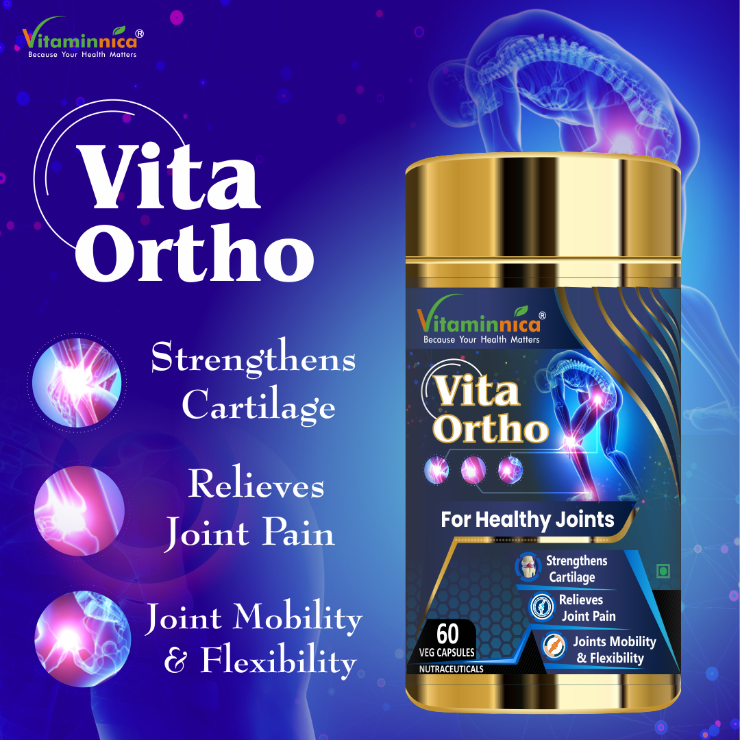Vita Ortho for Healthy Bones and Joints Veg Capsules | Vitaminnica ...
