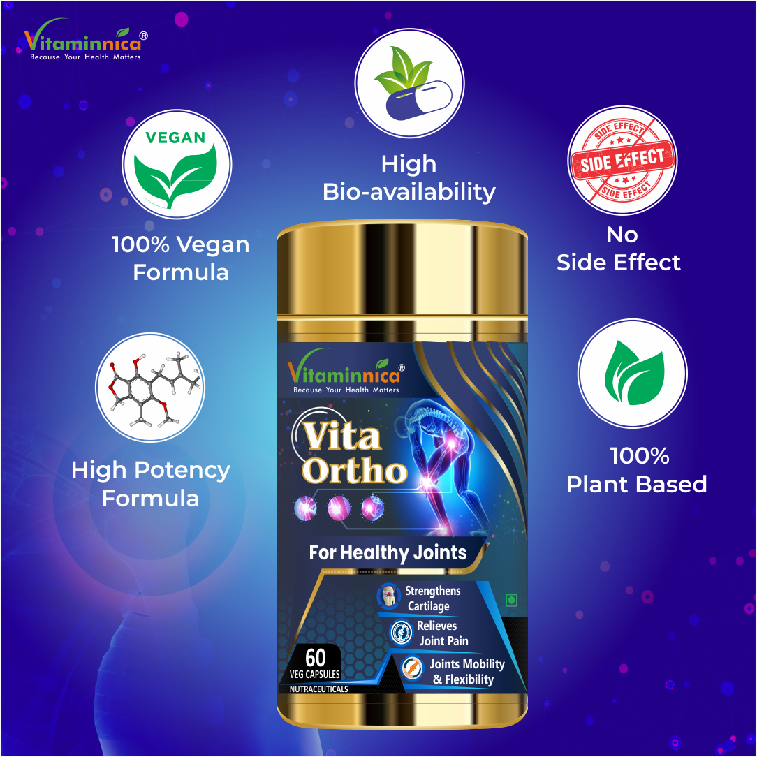 Vita Ortho for Healthy Bones and Joints Veg Capsules | Vitaminnica ...