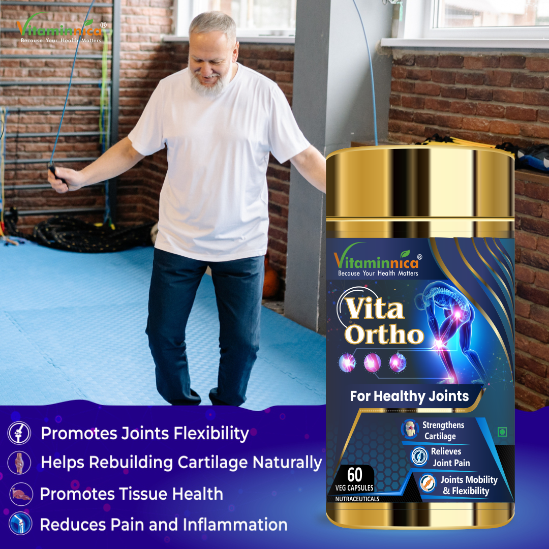 Vita Ortho for Healthy Bones and Joints Veg Capsules | Vitaminnica – Vitaminnica Healthcare